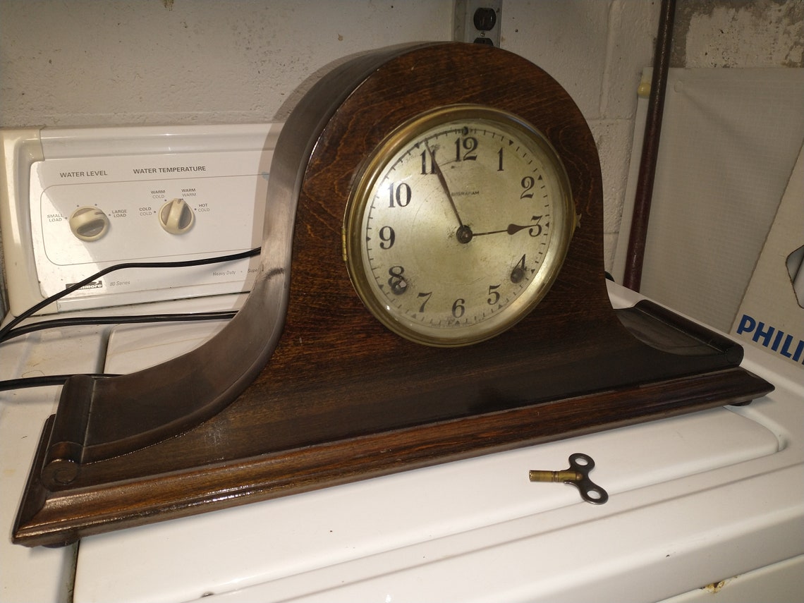 Antique Ingraham Duplex Wood Mechanical Mantle Clock. Clock - Etsy