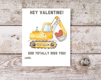 Christian Valentine Card Printable - Etsy