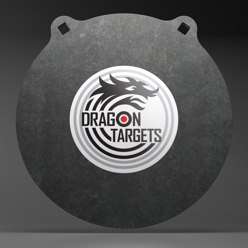 Dragon Targets 12" X 3/8" Raw Gong AR500 Steel Shooting Target | Gift ...