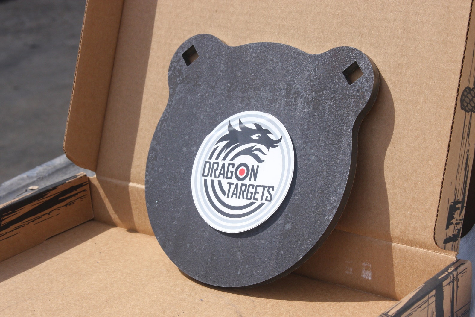 Dragon Targets 8" X 3/8" Raw Gong AR500 Steel Shooting Target | Gift ...