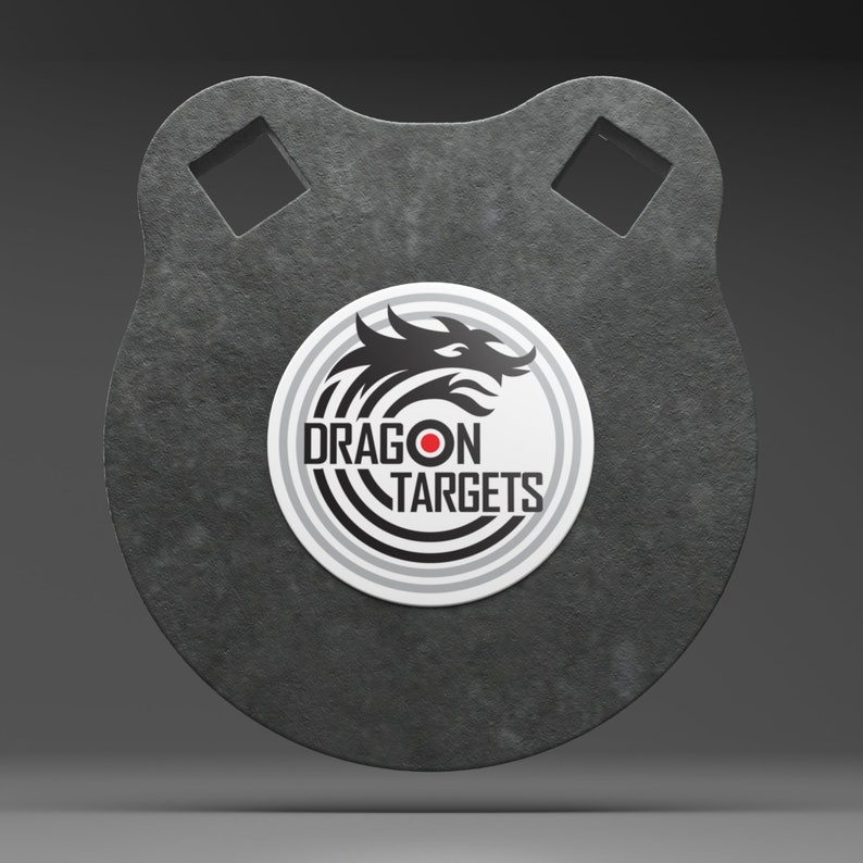 Dragon Targets 4" X 3/8" Raw Gong AR500 Steel Shooting Target | Gift ...