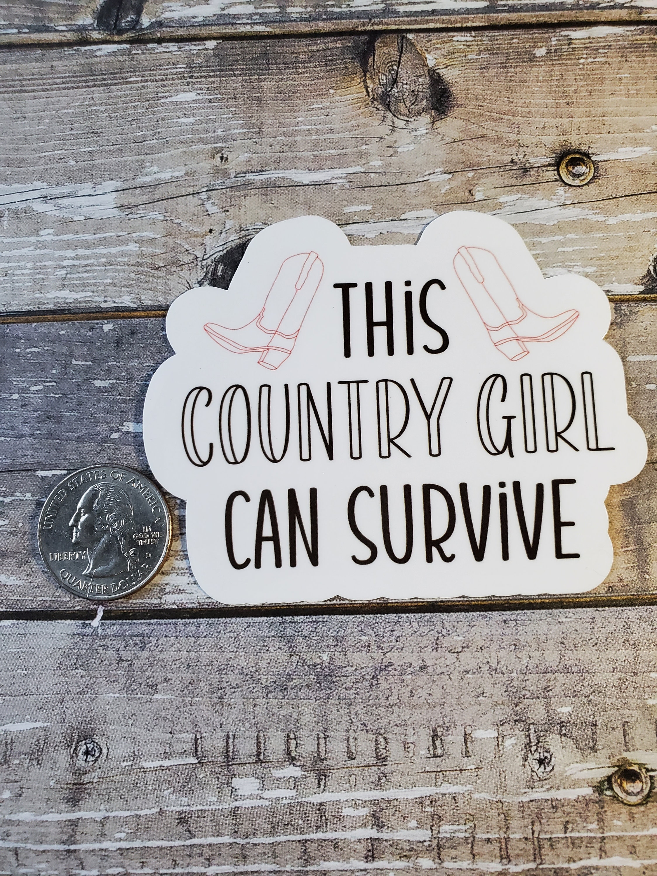 Country Girl Sticker Southern Girl Sticker Country Girl Can - Etsy