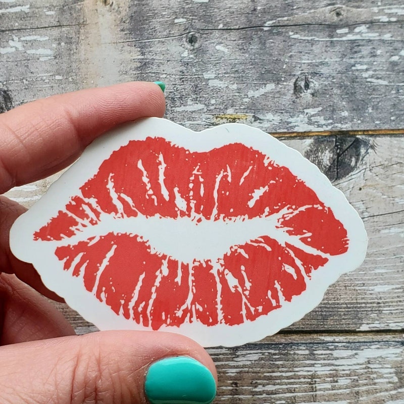 Lip Sticker - Etsy