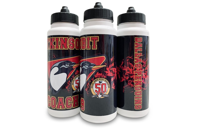 Personalized Team Water Bottles - Etsy