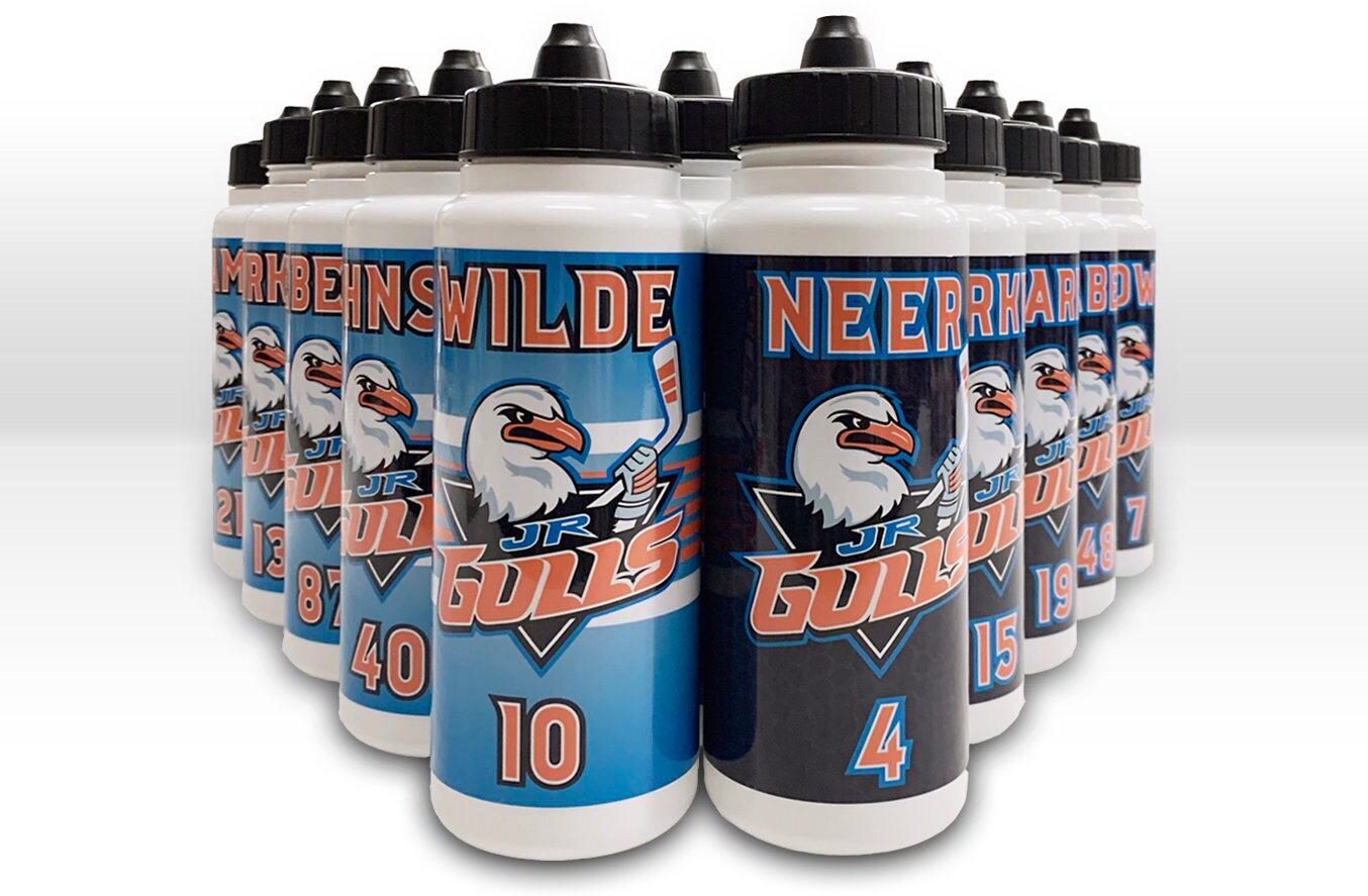 Personalized Team Water Bottles - Etsy