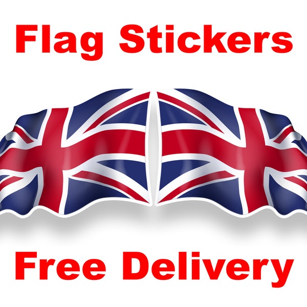 Union Jack Stickers - Etsy UK