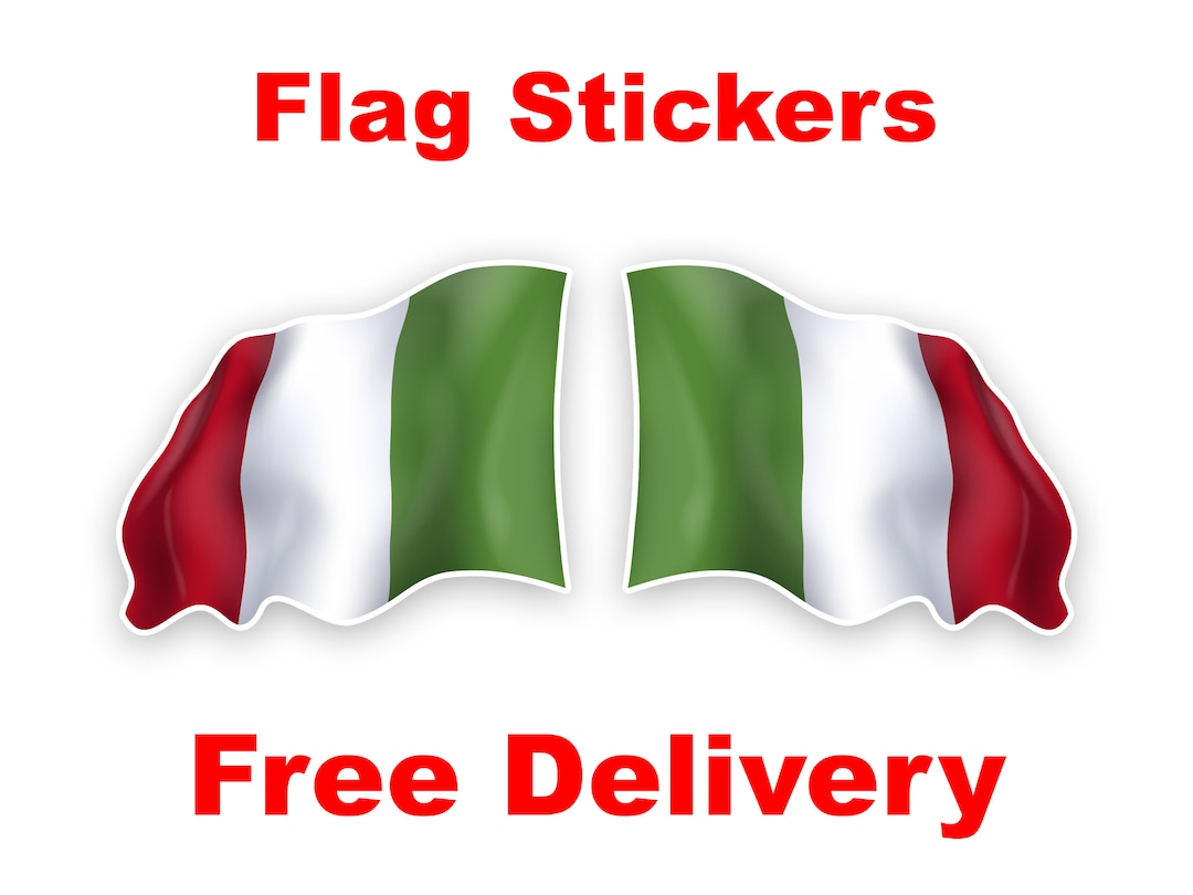 Italy | Italian Flag Stickers - Perfect for Car, Van, Lorry, Laptop - Etsy