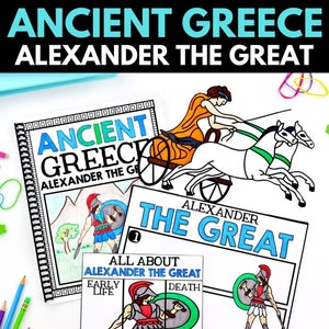Ancient Greece Unit - Alexander the Great History Unit With Projects ...