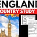 England Country Study Research Project - England Facts and Reading ...