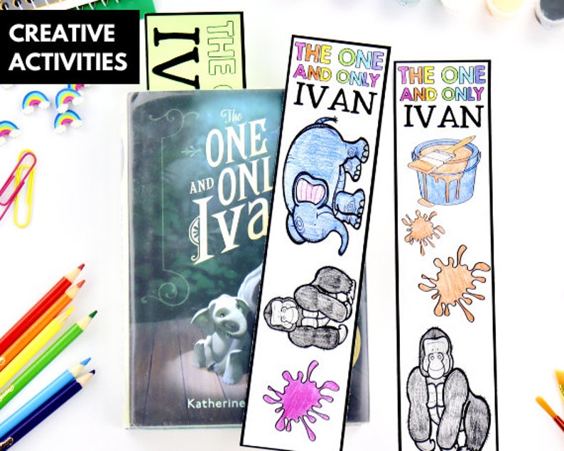 The One and Only Ivan Novel Study With Questions, Vocabulary ...