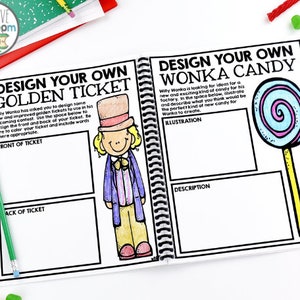 Charlie and the Chocolate Factory Novel Study Comprehension Activities ...