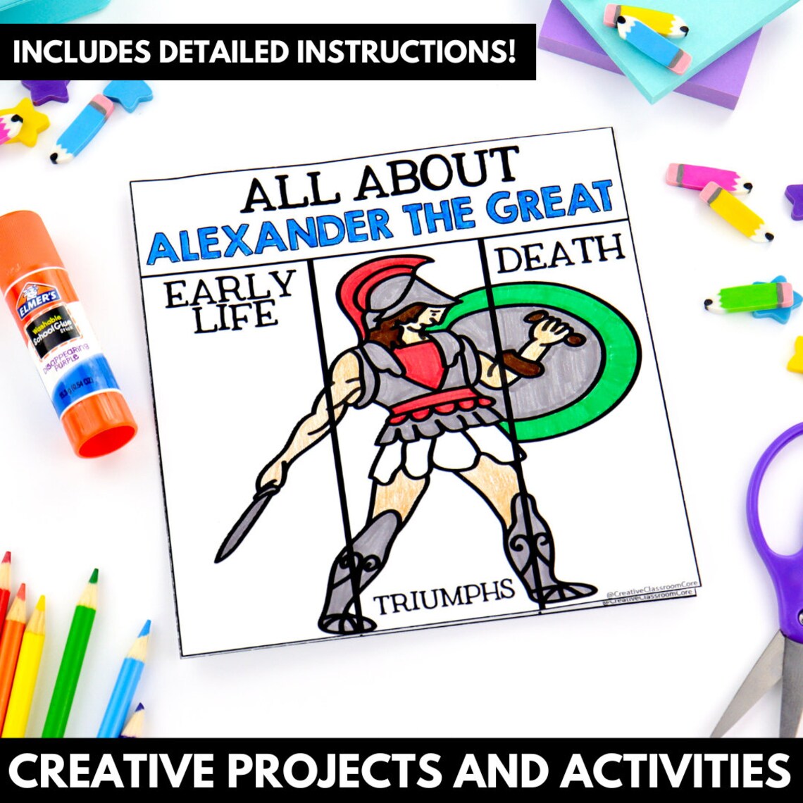 Ancient Greece Unit - Alexander the Great History Unit With Projects ...