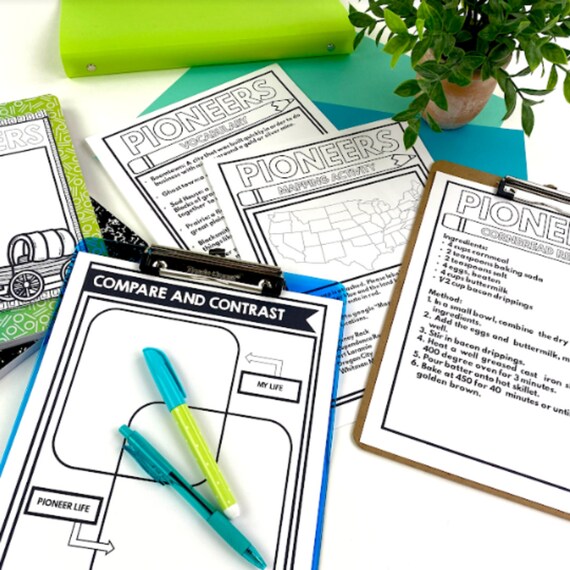 Hojas De Trabajo De Pioneros