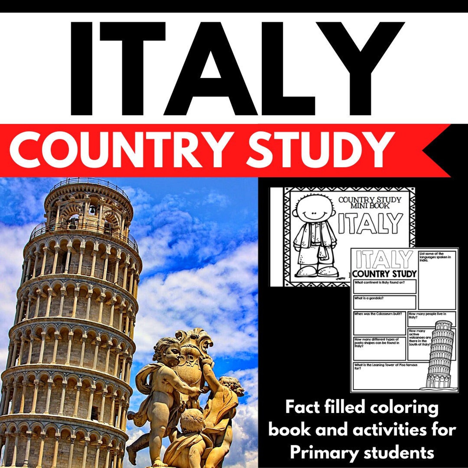 Italy Country Study Research Project - Italy Facts and Reading ...