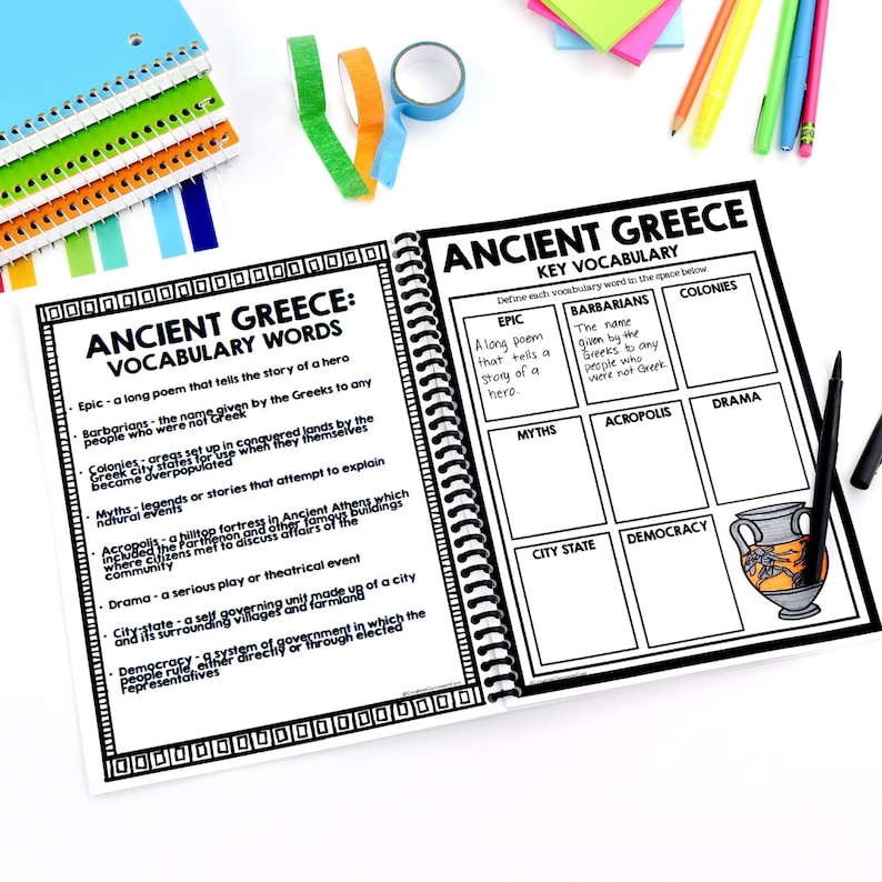 Ancient Greece Geography Unit – Homeschool Printables, Workbook ...