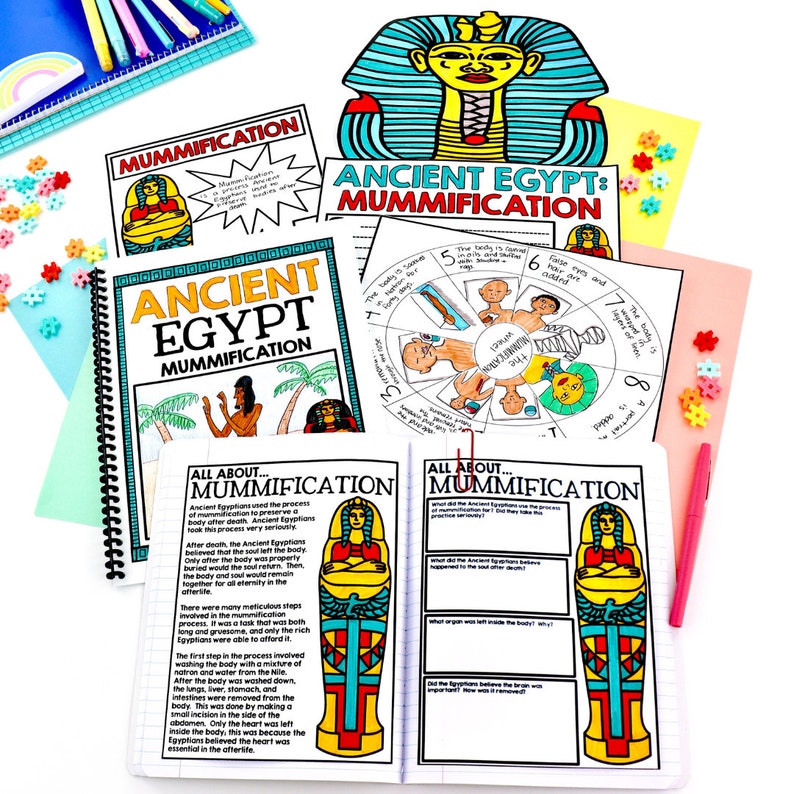 Ancient Egypt Unit - Mummification Process - Ancient History Unit With ...