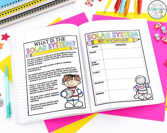 Solar System Unit Activities - Space Worksheets - Printables ...