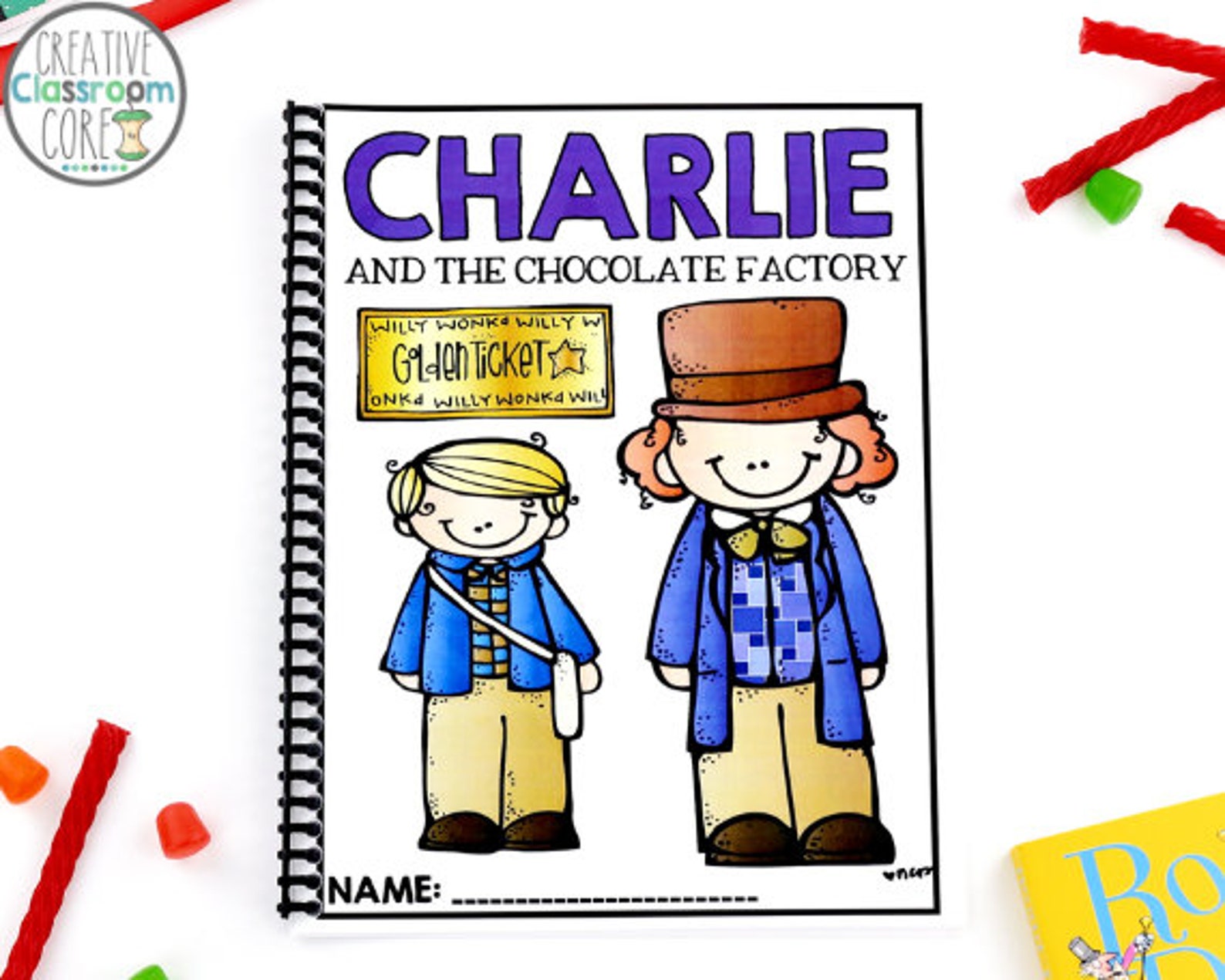 Charlie and the Chocolate Factory Novel Study Comprehension Activities ...