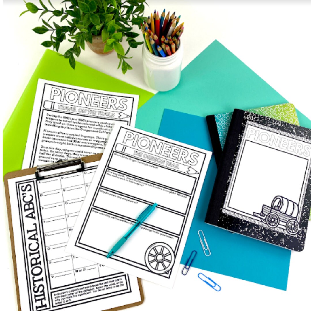 Pioneers and Westward Expansion Unit With Activities and Projects ...