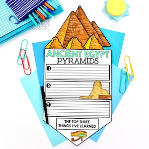 Ancient Egypt Unit - Egyptian Pyramids History Unit With Projects and ...
