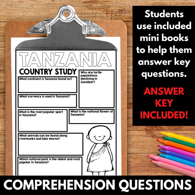 Tanzania Country Study Research Project - Africa Facts and Reading ...