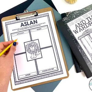 The Lion, the Witch, and the Wardrobe Novel Study - Worksheets ...