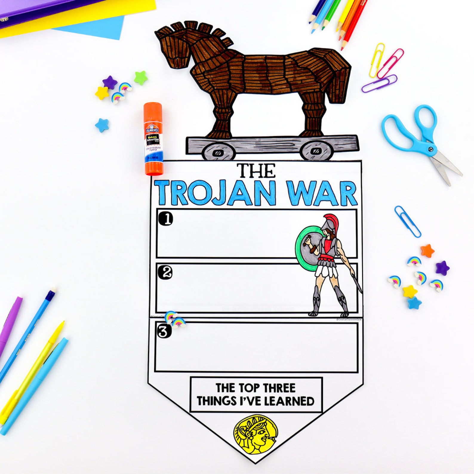 Trojan War History Unit – Ancient Greece Activities, Homeschool ...