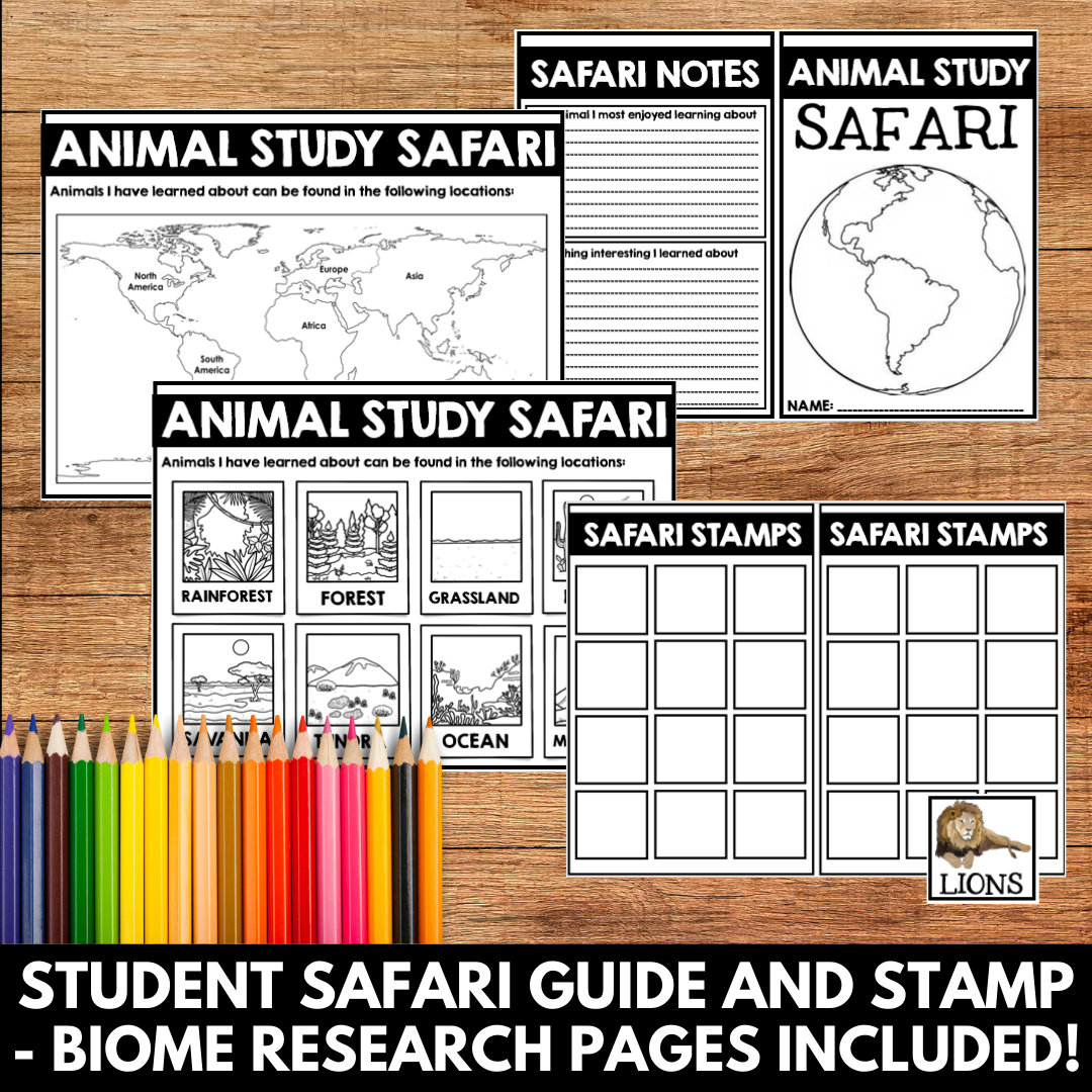 All About Lions Research Project Animal Study African Animal Facts ...