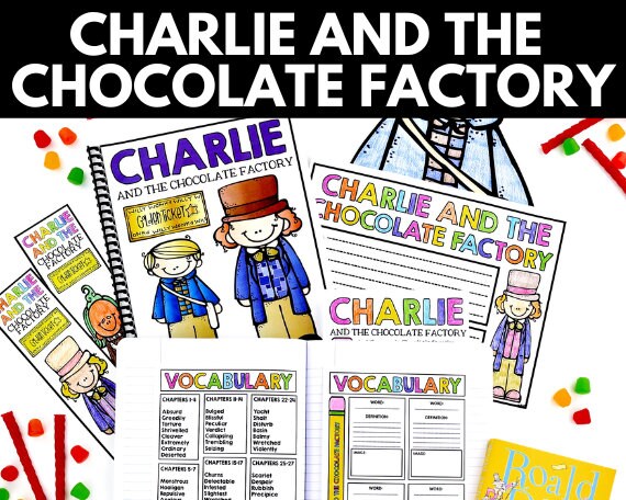 Charlie and the Chocolate Factory Novel Study Comprehension Activities ...