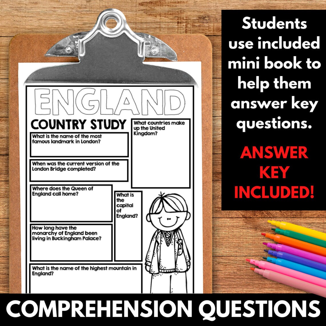 England Country Study Research Project - England Facts and Reading ...