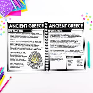 Ancient Greece Unit – Athens and Sparta, Homeschool Printables - Etsy