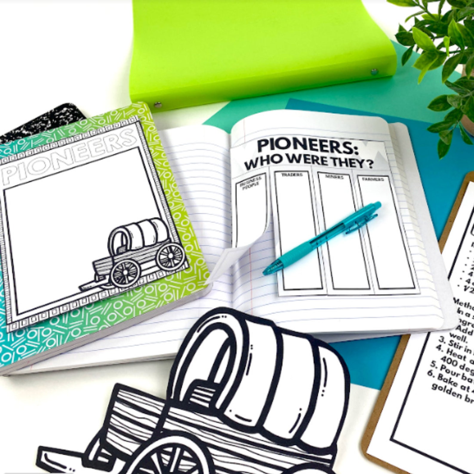 Pioneers and Westward Expansion Unit With Activities and Projects ...