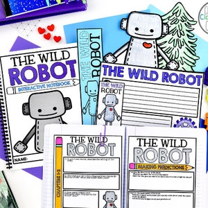 The Wild Robot Novel Study Comprehension Activities - Worksheets ...