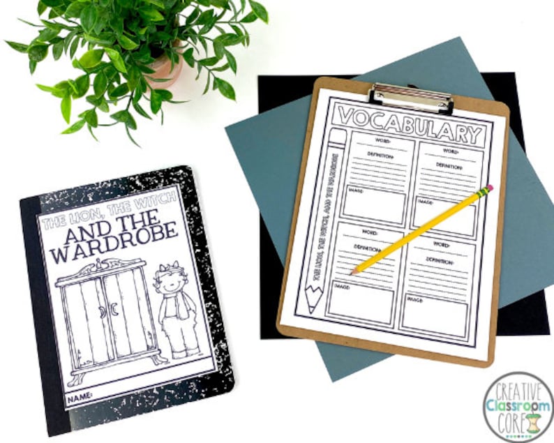 The Lion, the Witch, and the Wardrobe Novel Study - Worksheets ...