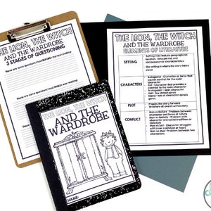 The Lion, the Witch, and the Wardrobe Novel Study - Worksheets ...