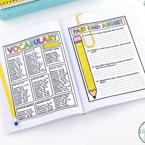 Wonder Novel Study Comprehension Activities - Worksheets - Printables ...