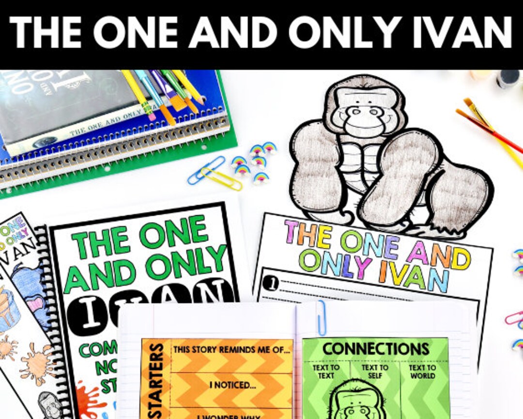 The One and Only Ivan Novel Study With Questions, Vocabulary ...