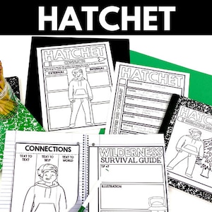 Hatchet Novel Study Comprehension Activities - Worksheets - Printables ...