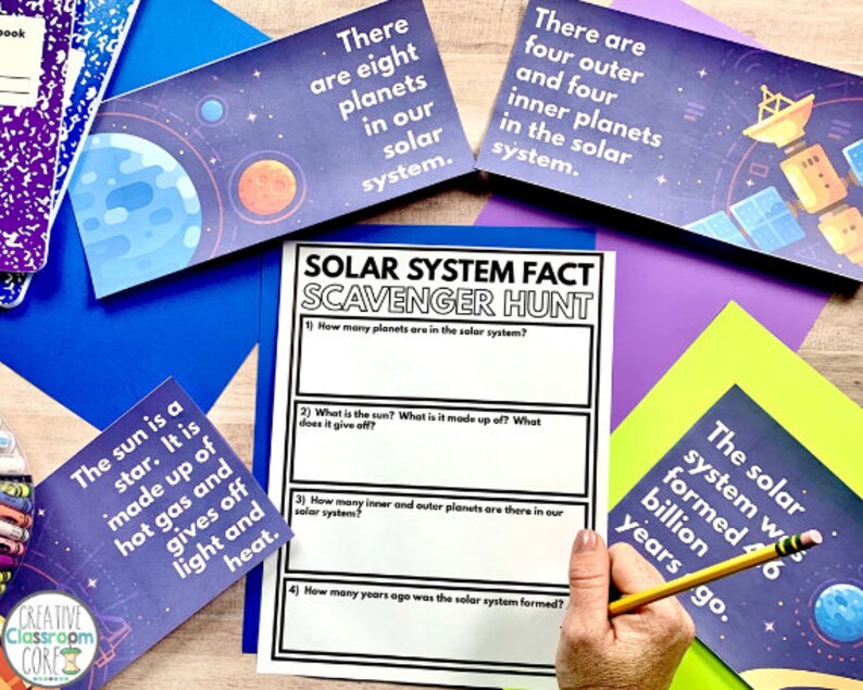 Solar System Unit Activities Space Worksheets Printables - Etsy