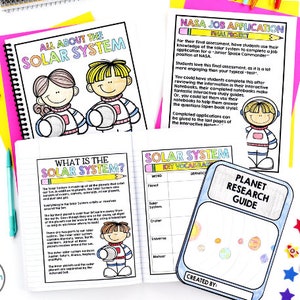 Solar System Unit Activities - Space Worksheets - Printables ...