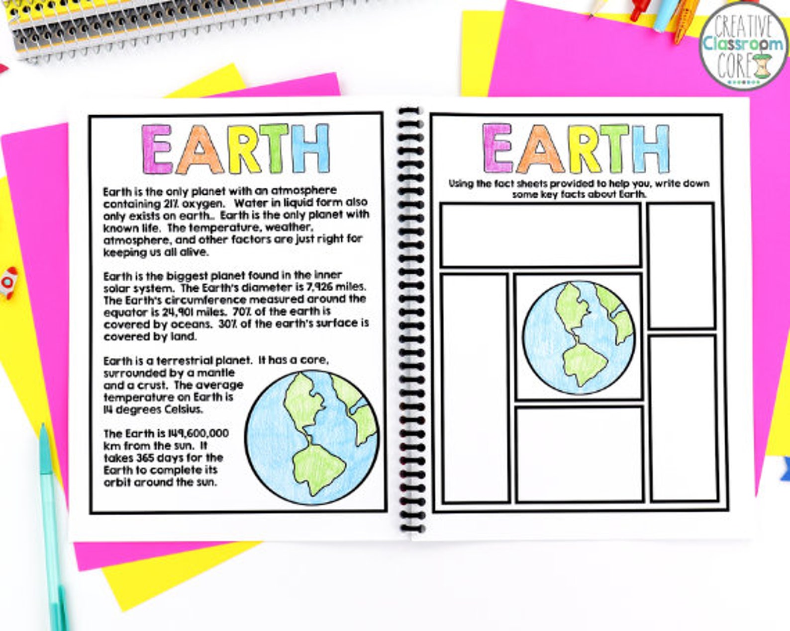 Solar System Unit Activities - Space Worksheets - Printables ...