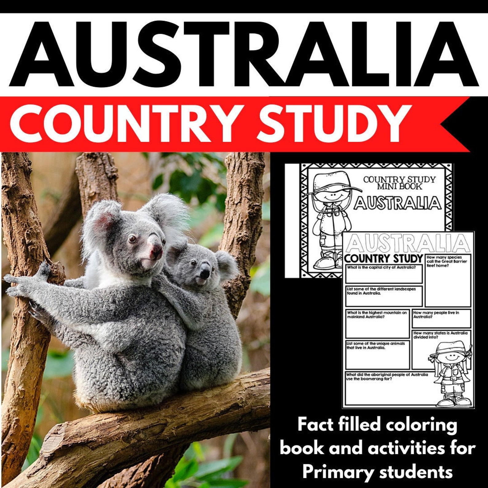 Australia Country Study Research Project - Australia Facts and Reading ...