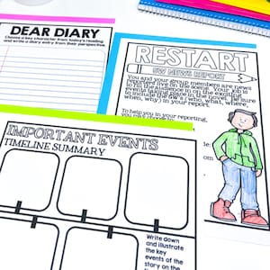 Restart Novel Study - Worksheets - Printables - Homeschool Curriculum ...