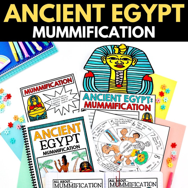 Ancient Egypt Unit - Mummification Process - Ancient History Unit With ...