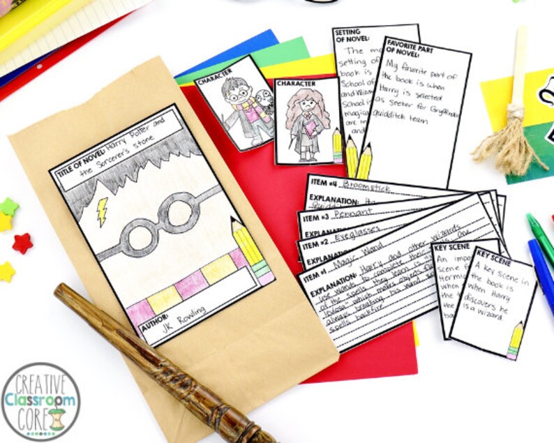 Paper Bag Book Report Activity - Worksheets - Printables - Homeschool ...