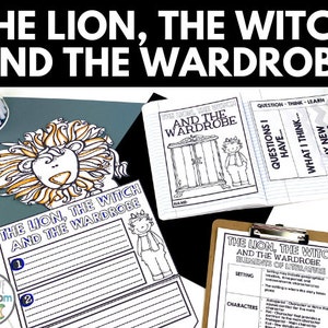 The Lion, the Witch, and the Wardrobe Novel Study - Worksheets ...