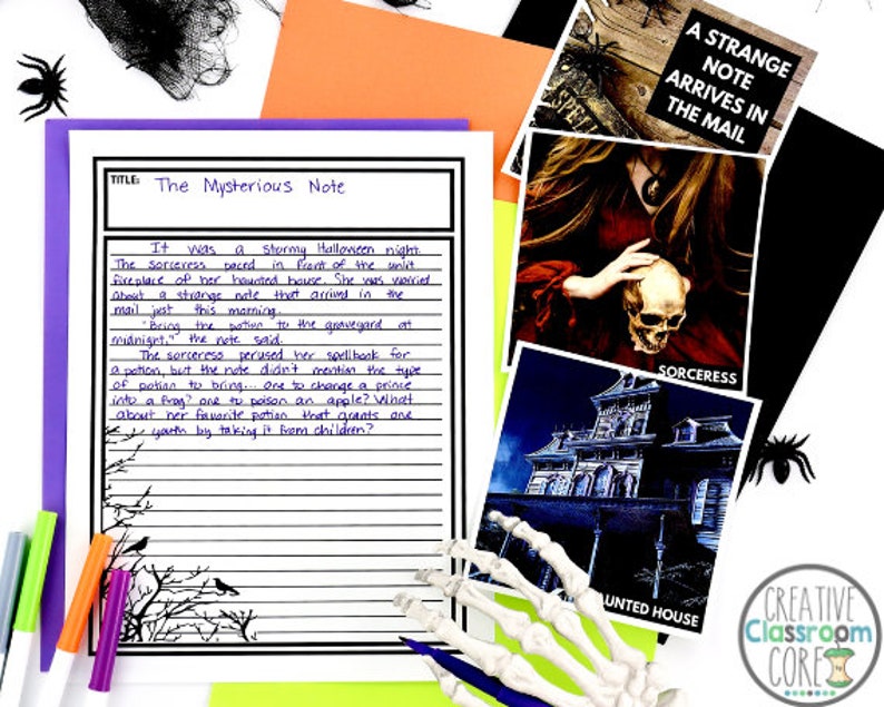 Halloween Writing Activities - Worksheets - Printables - Homeschool ...