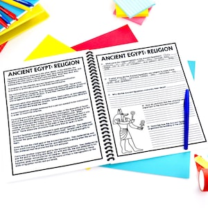 Ancient Egypt Unit - Egyptian Mythology History Unit With Projects and ...