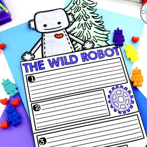 The Wild Robot Novel Study Comprehension Activities - Worksheets ...