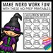 Halloween Spelling Practice Printables and Worksheets - Word Work for ...